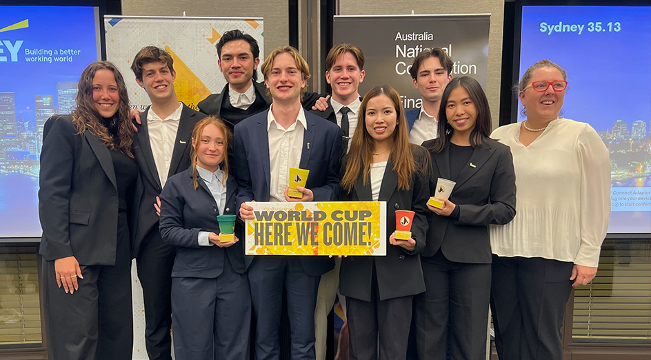 Students building a reputation recycling plastic waste